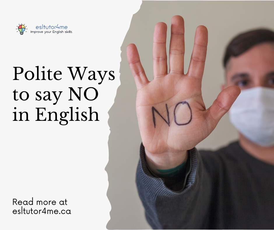 Polite Ways to say NO in English – English Lessons for Adults
